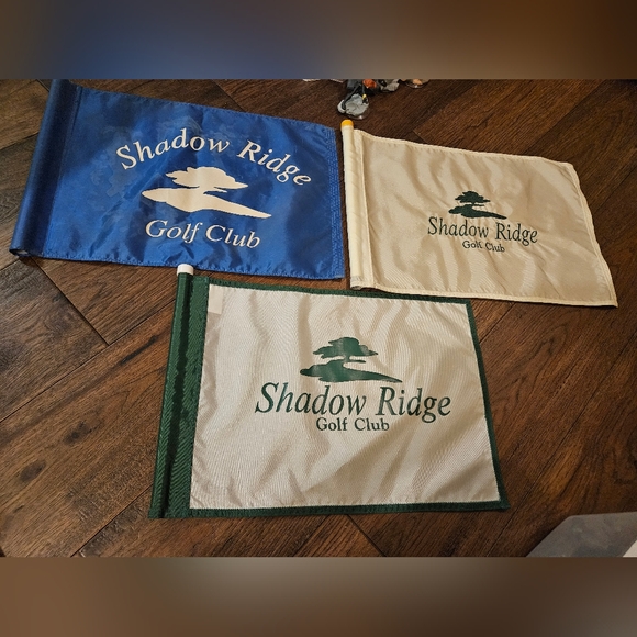 Source Unknown | Other | Shadow Ridge Golf Club White And Green Pin ...